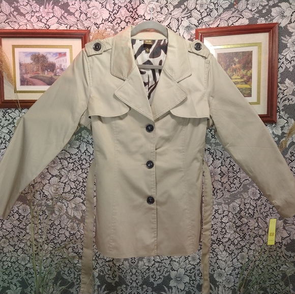 Boo Gemes | Jackets & Coats | Boo Gemes Tan Beige Fully Lined Button Up ...